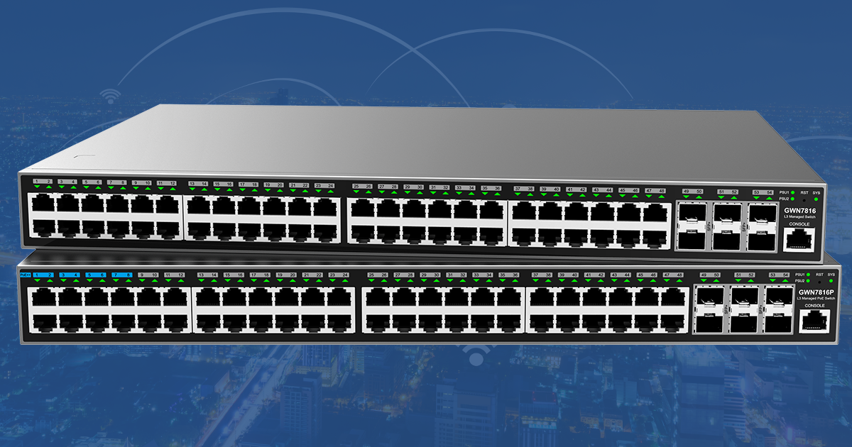 Grandstream Releases 48-Port Layer 3 Network Switches