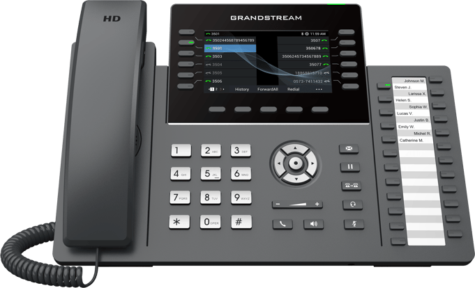 Grandstream Adds New 12-Line Model to the GRP Series of Carrier-Grade IP Phones