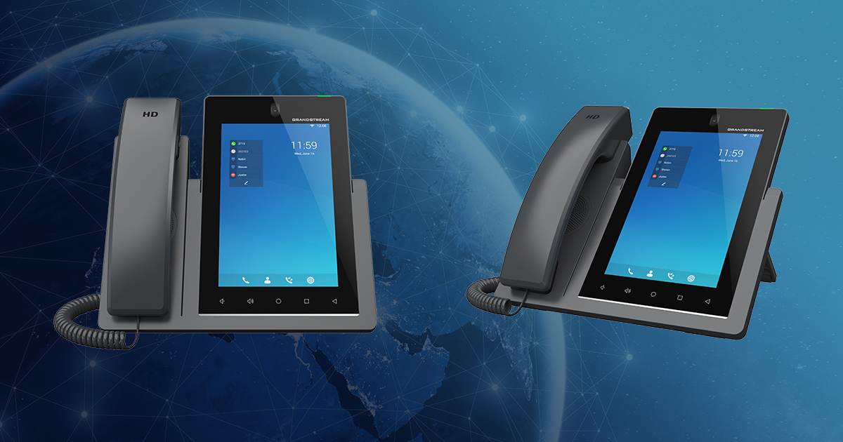 Grandstream Adds a New High-End Smart Video IP Phone to GXV Series